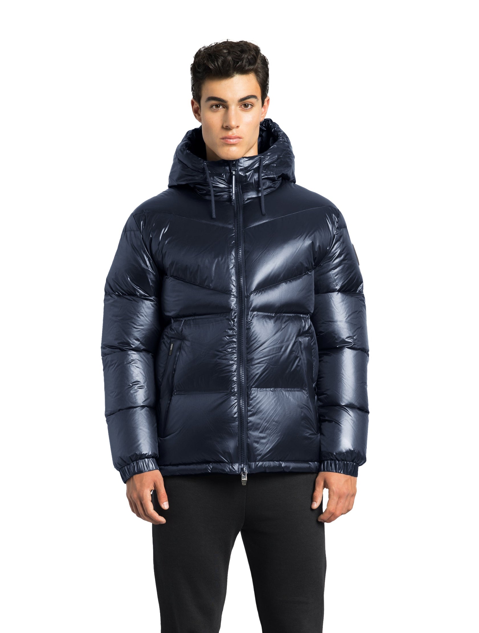 Dyna Men's Chevron Quilted Puffer Jacket – Nobis - US